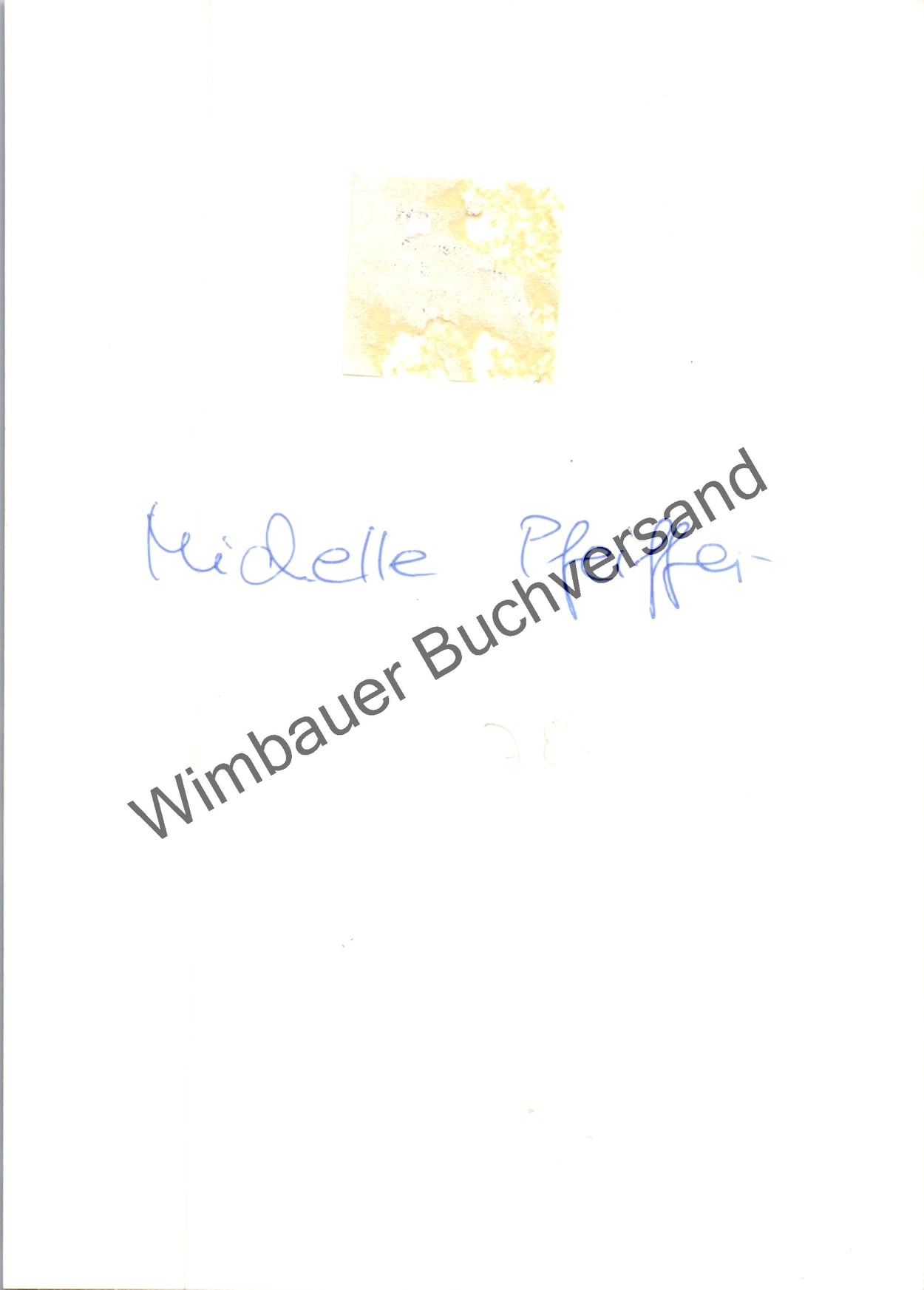 Original Autograph Michelle Pfeiffer // Autogramm Autograph signiert ...