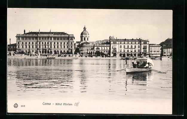 Cartolina Como, Hotel Plinius: Manuscript / Paper Collectible | Bartko ...