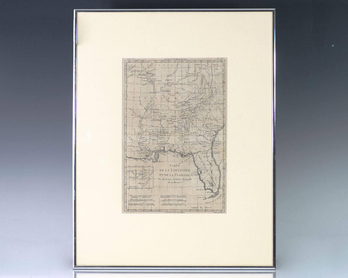 Carte De La Louisiane Et De La Floride. [18th Century French Map of ...