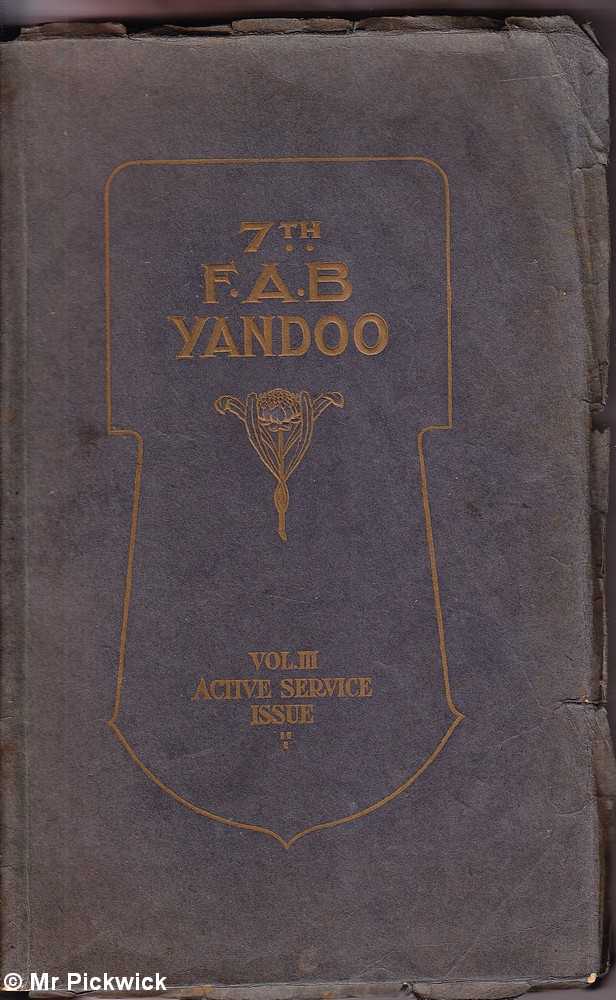 The 7th Field Artillery Brigade Yandoo: Volume Three by Rohu, Harding ...