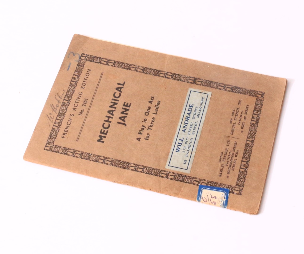 Mechanical Jane: French's Acting Edition No. 2451 by Anonymous ...