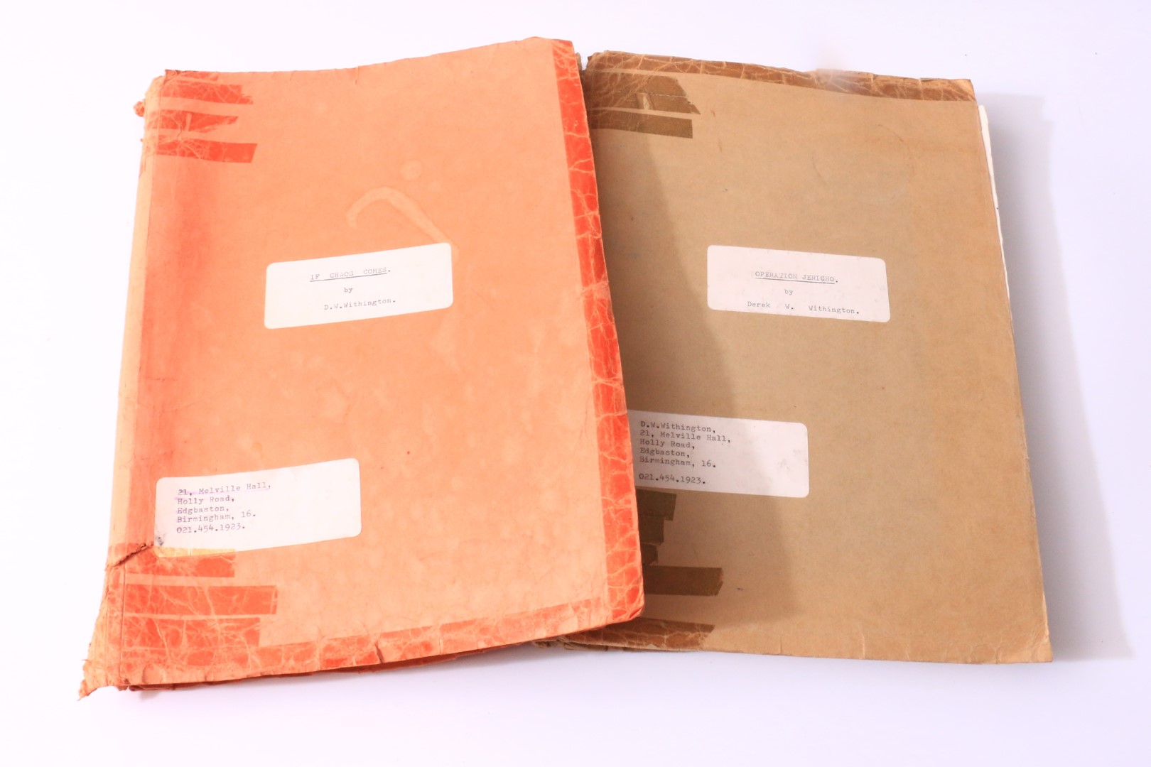 Operation Jericho [with] If Chaos Comes - Original Manuscripts by Derek ...