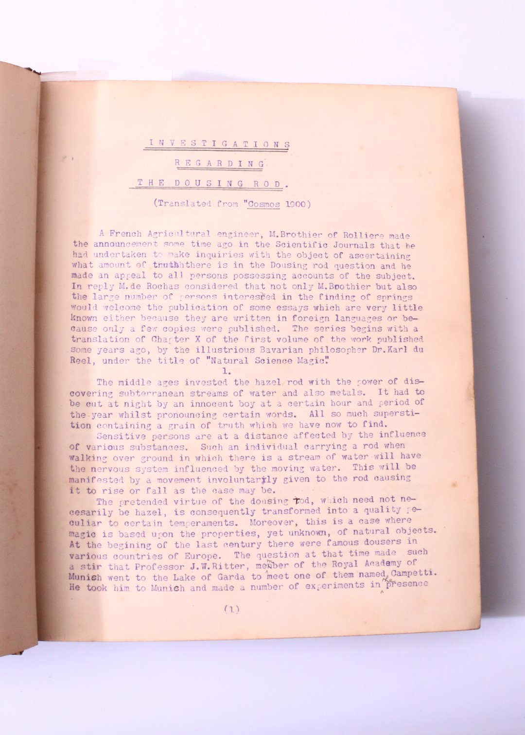 The Divining Rod; and Water-Finders by Philip R. Bjorling [ed] inc ...