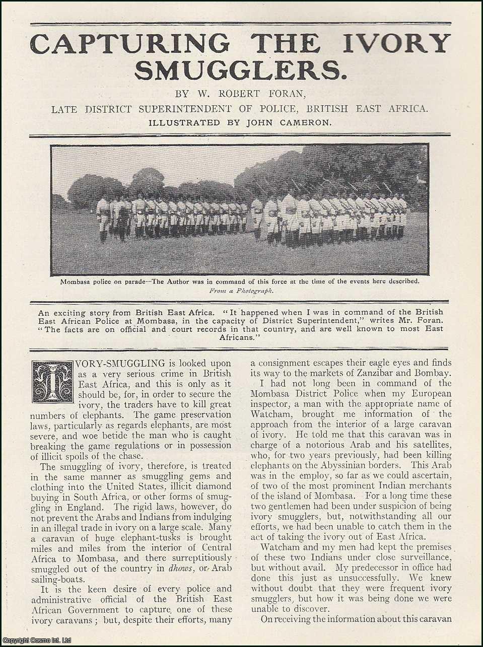 Capturing the Elephant Ivory Smugglers, in British East Africa. WIDE ...