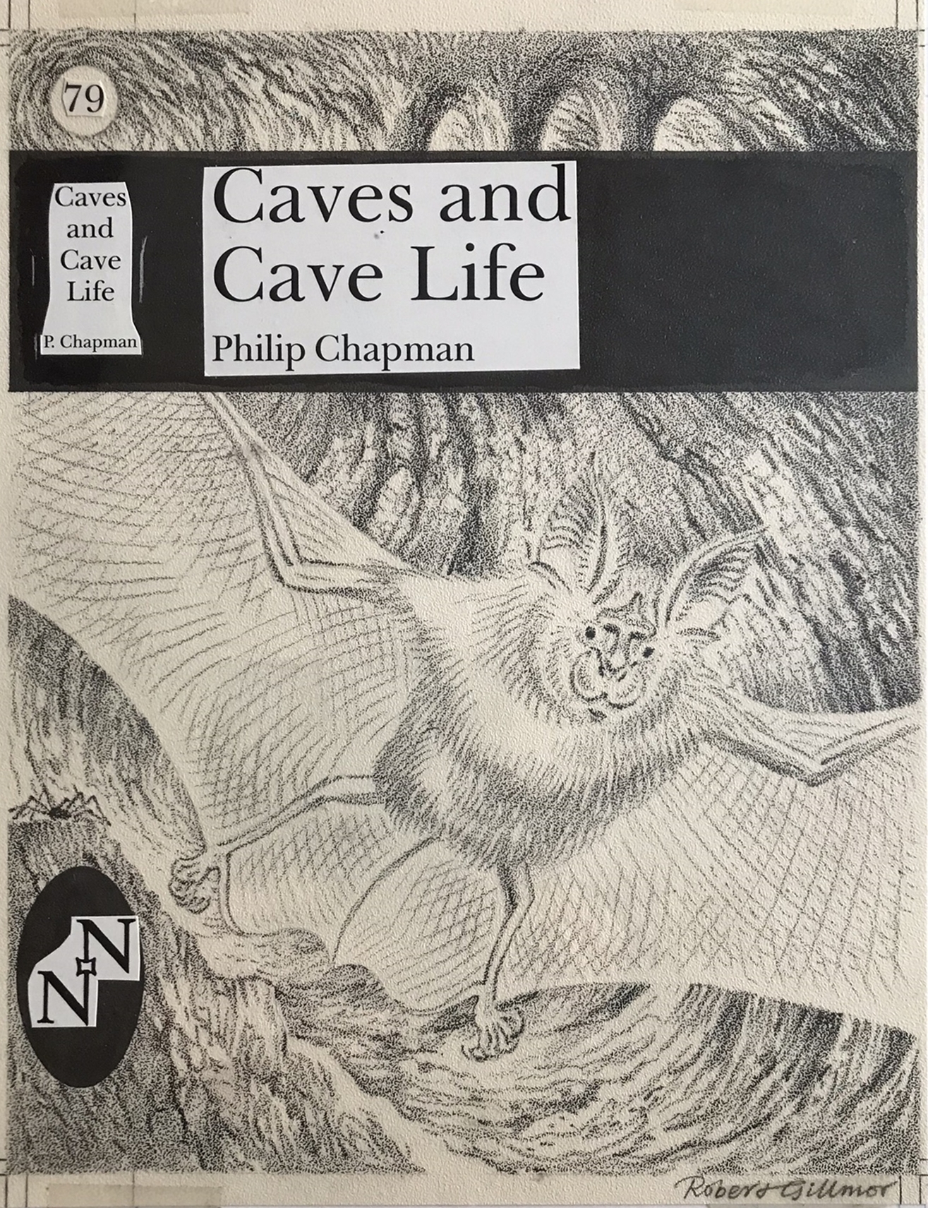 ROBERT GILLMOR, CAVES AND CAVE LIFE , ORIGINAL DRAWING AND LAYOUT, NEW ...