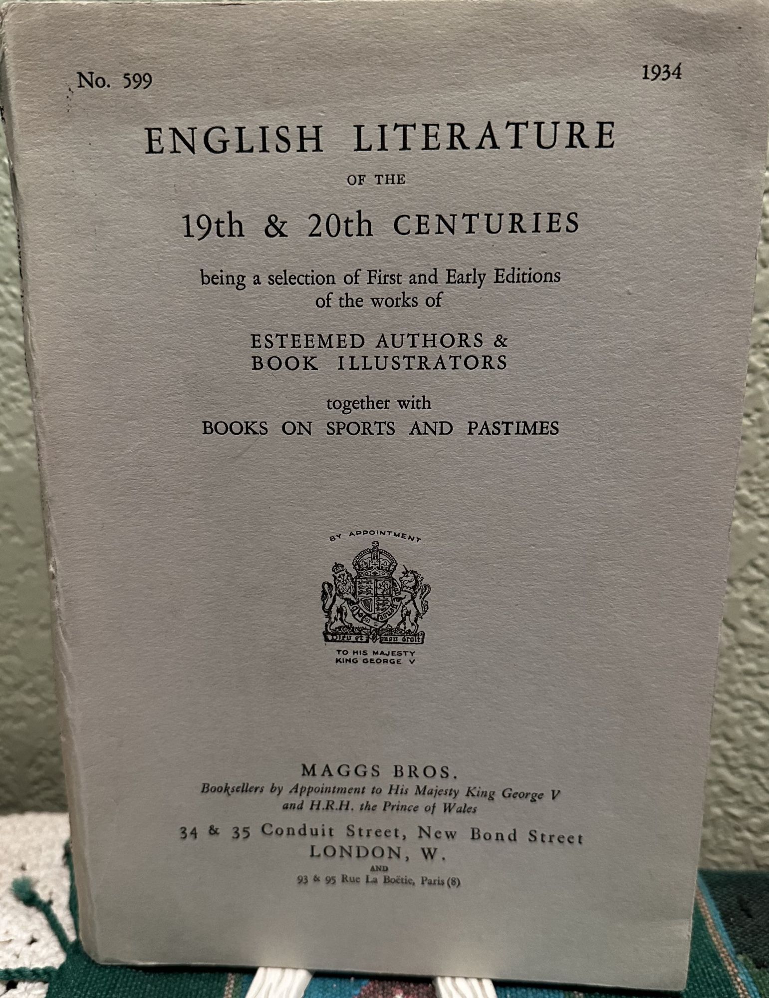 English Literature Of The 19Th & 20Th Centuries Being Selection of ...