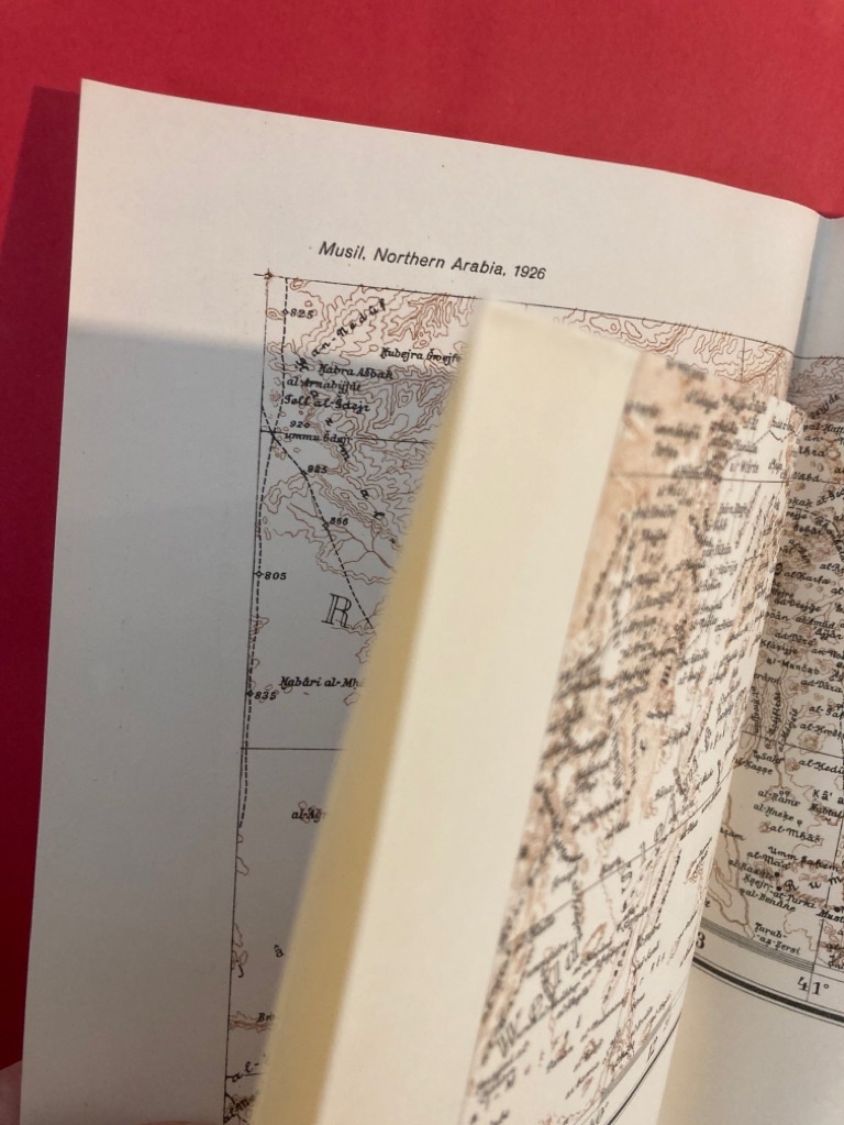 Map of Northern Arabia. According to the Investigations of Alois Musil ...