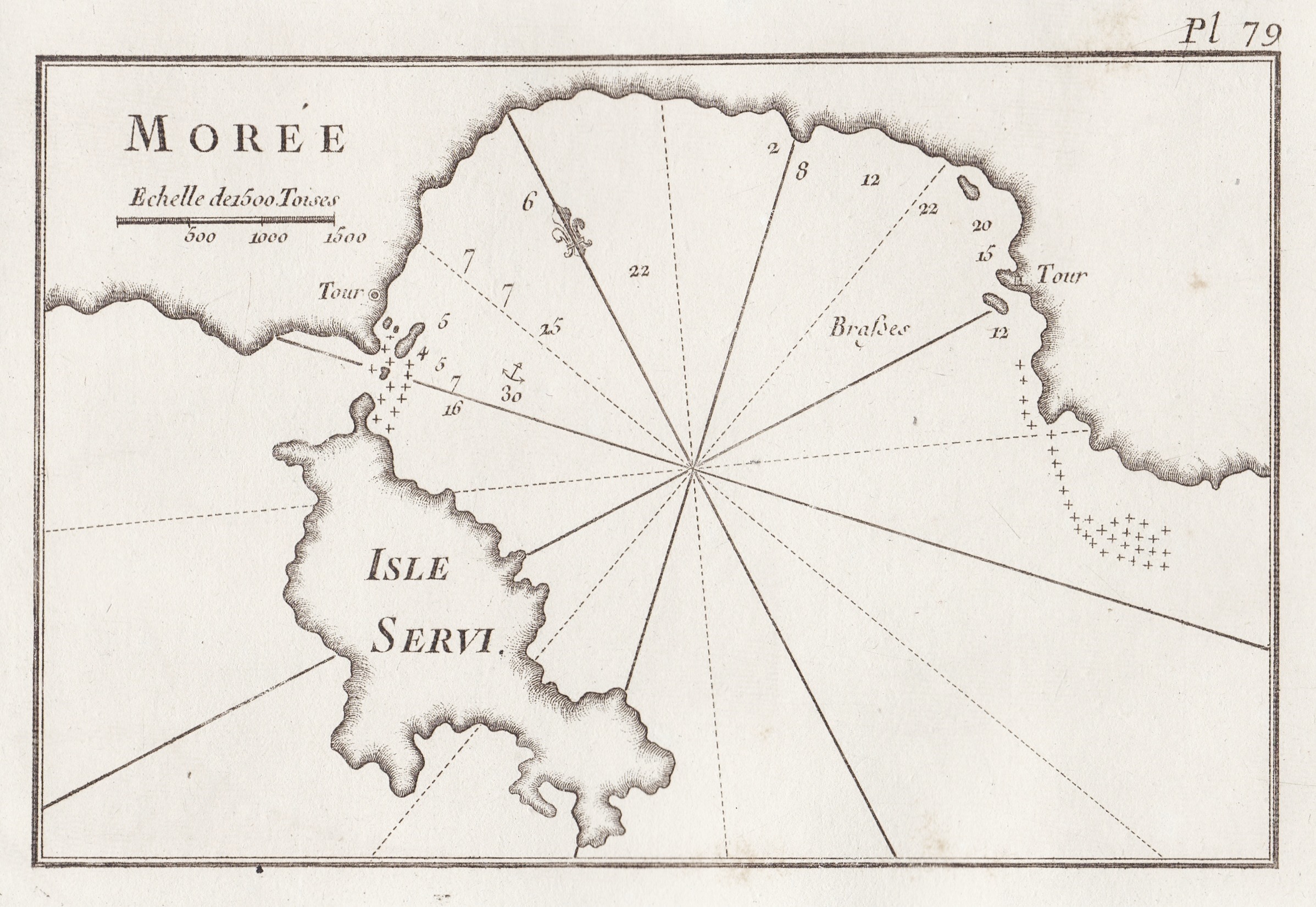 "Morée / Isle Servi" - Elafonisos Cervi island Insel Greece ...