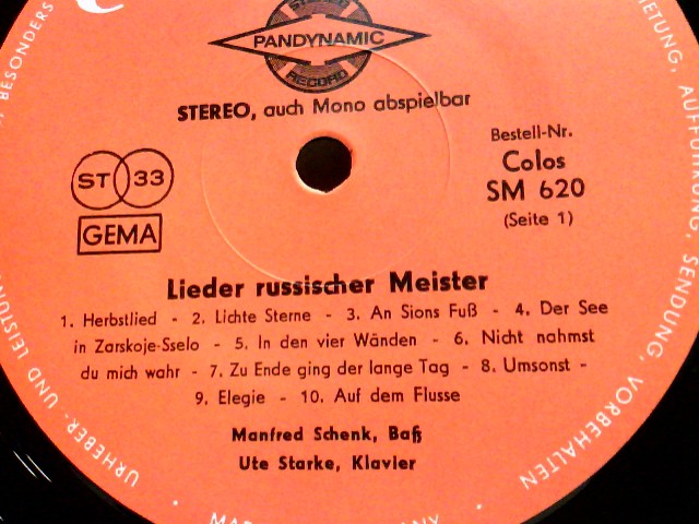 Ute Starke, Modest Mussorgsky, Alexander Gretchaninow*, Nikolai ...