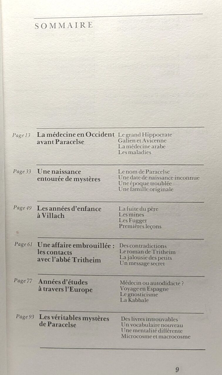 Paracelse et la naissance de la médecine alchimique / Histoire des ...