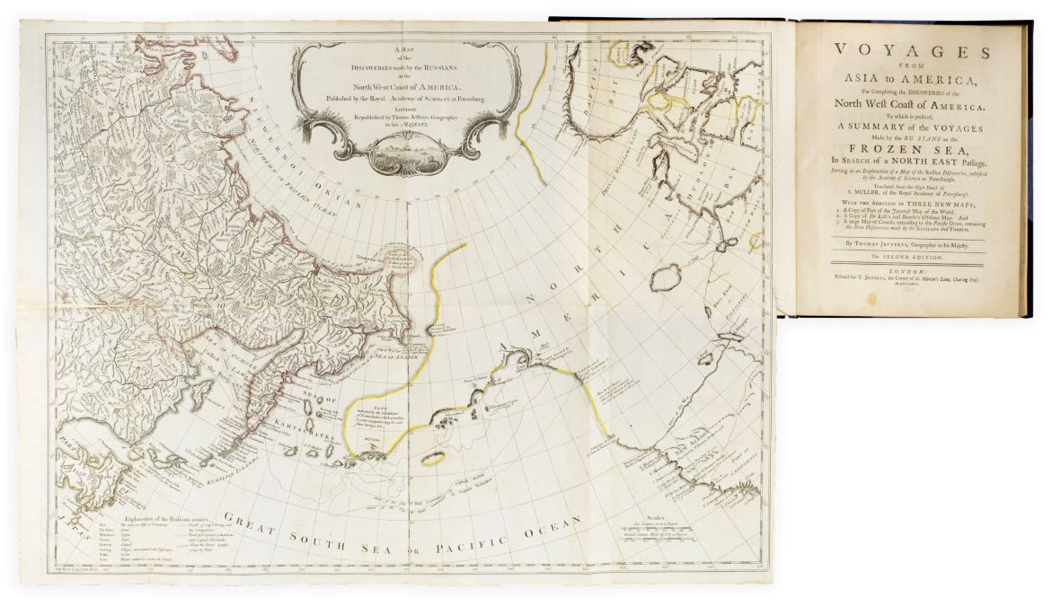 Voyages from Asia to America, for completing the discoveries of the ...