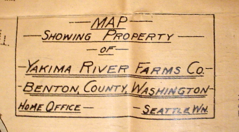 Map / Showing Property / Of / Yakima River Farms Co. / Benton, County ...