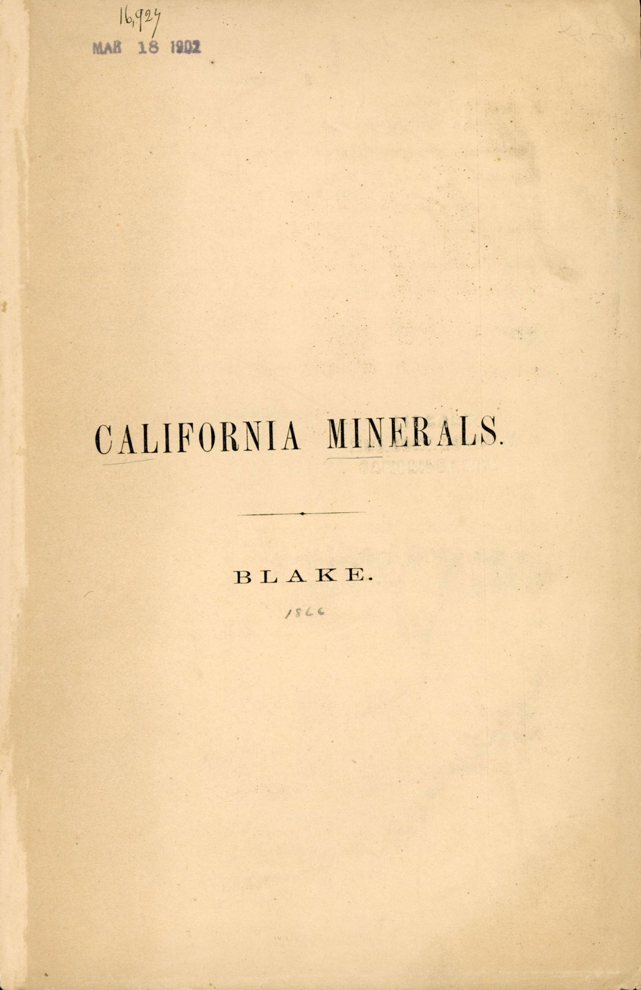 ANNOTATED CATALOGUE OF THE PRINCIPAL MINERAL SPECIES HITHERTO ...