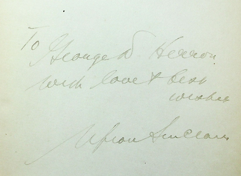 The Jungle [With Inserted Inscription to George D. Herron] by [RADICAL ...