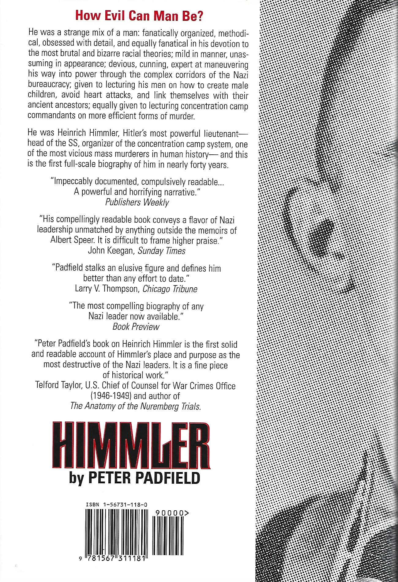 Himmler - A Full-scale Biography Of One Of Hitler's Most Ruthless ...