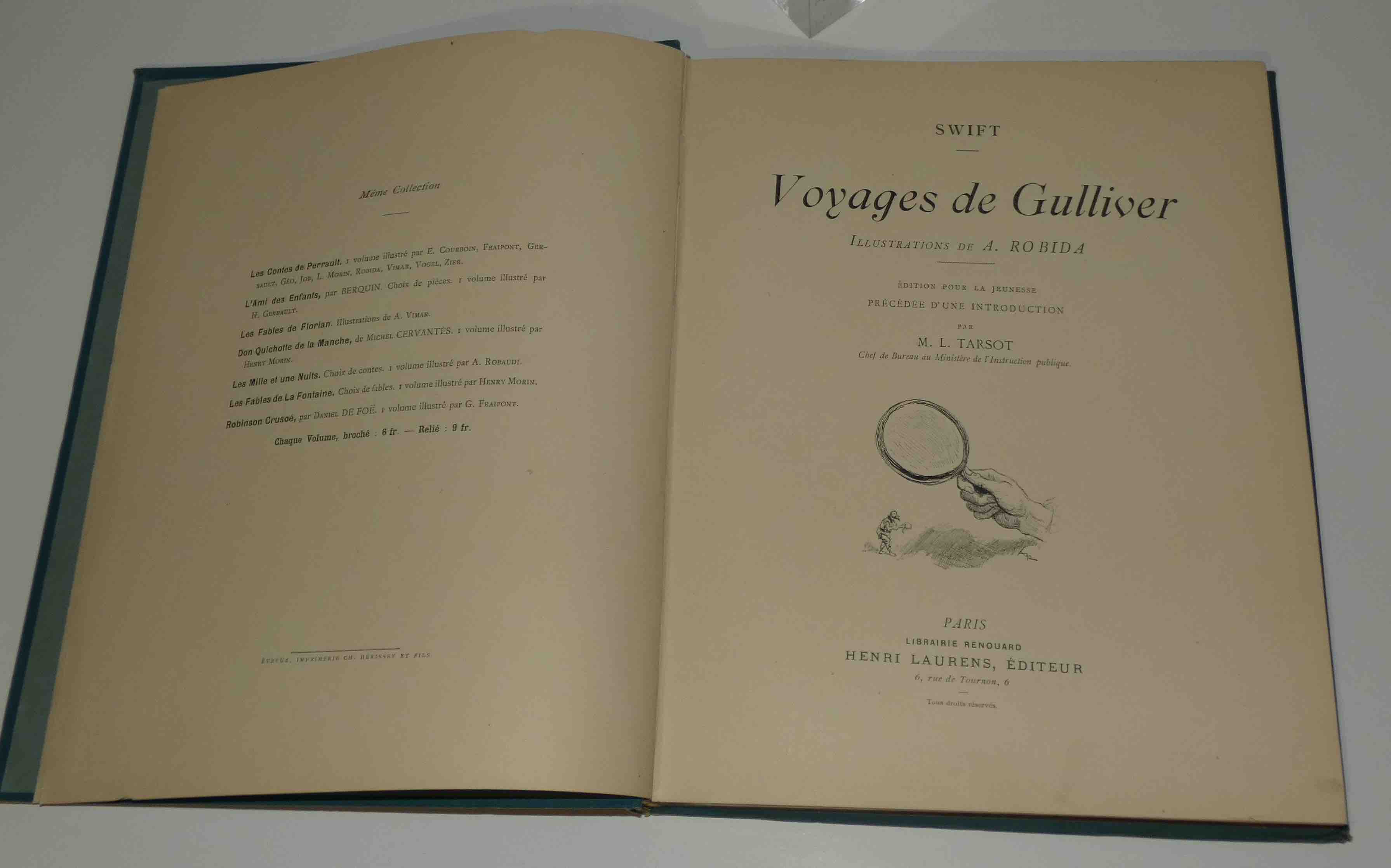 Voyages de Gulliver. Illustrations de A. Robida. Édition pour la ...