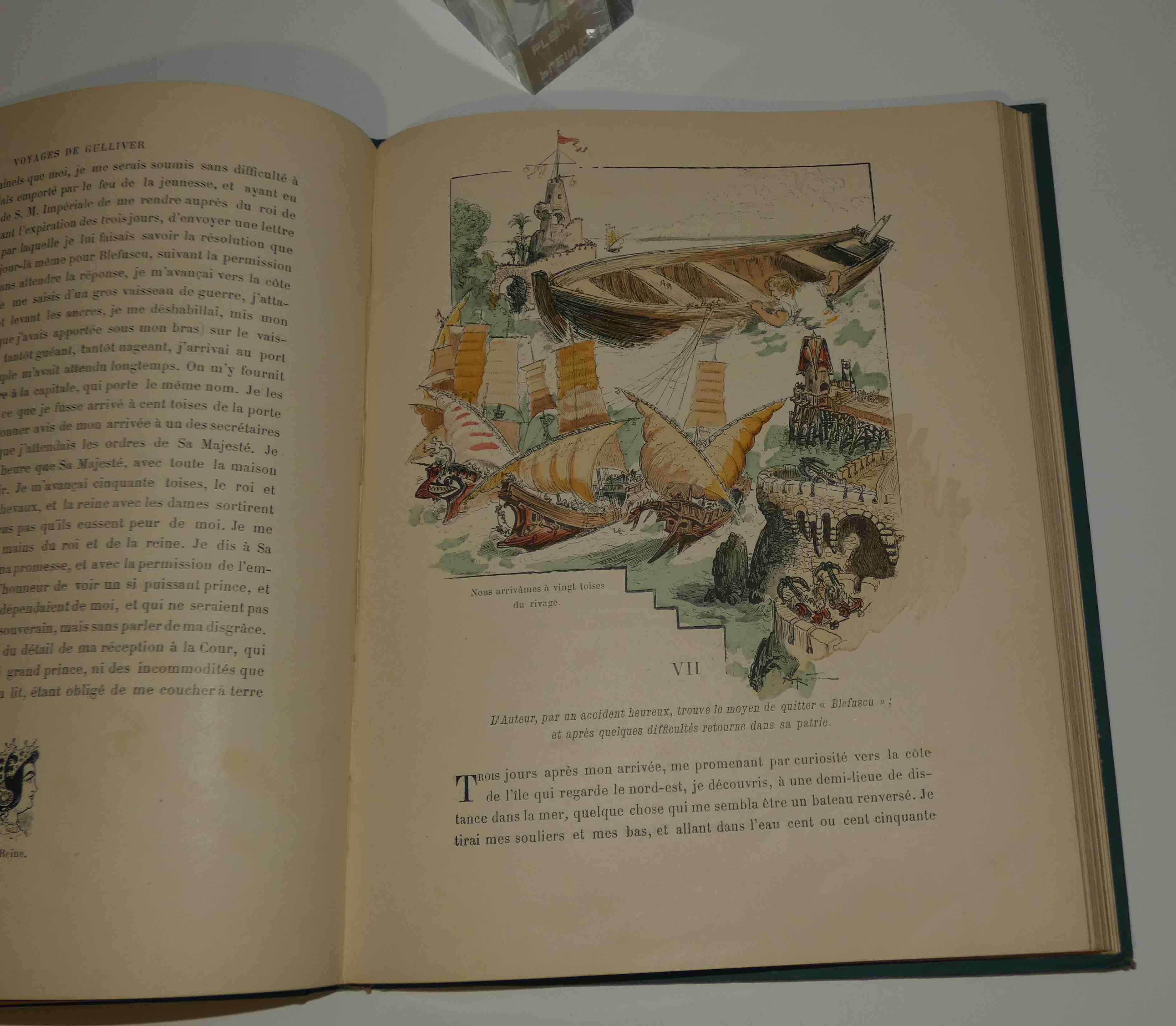 Voyages de Gulliver. Illustrations de A. Robida. Édition pour la ...