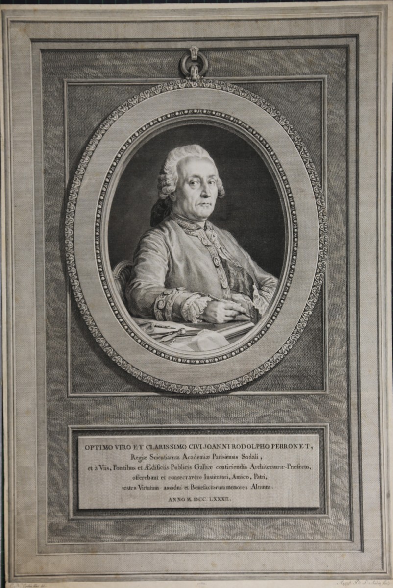 Portrait. Brustfigut nach halbrechts in Oval, umgeben von ...