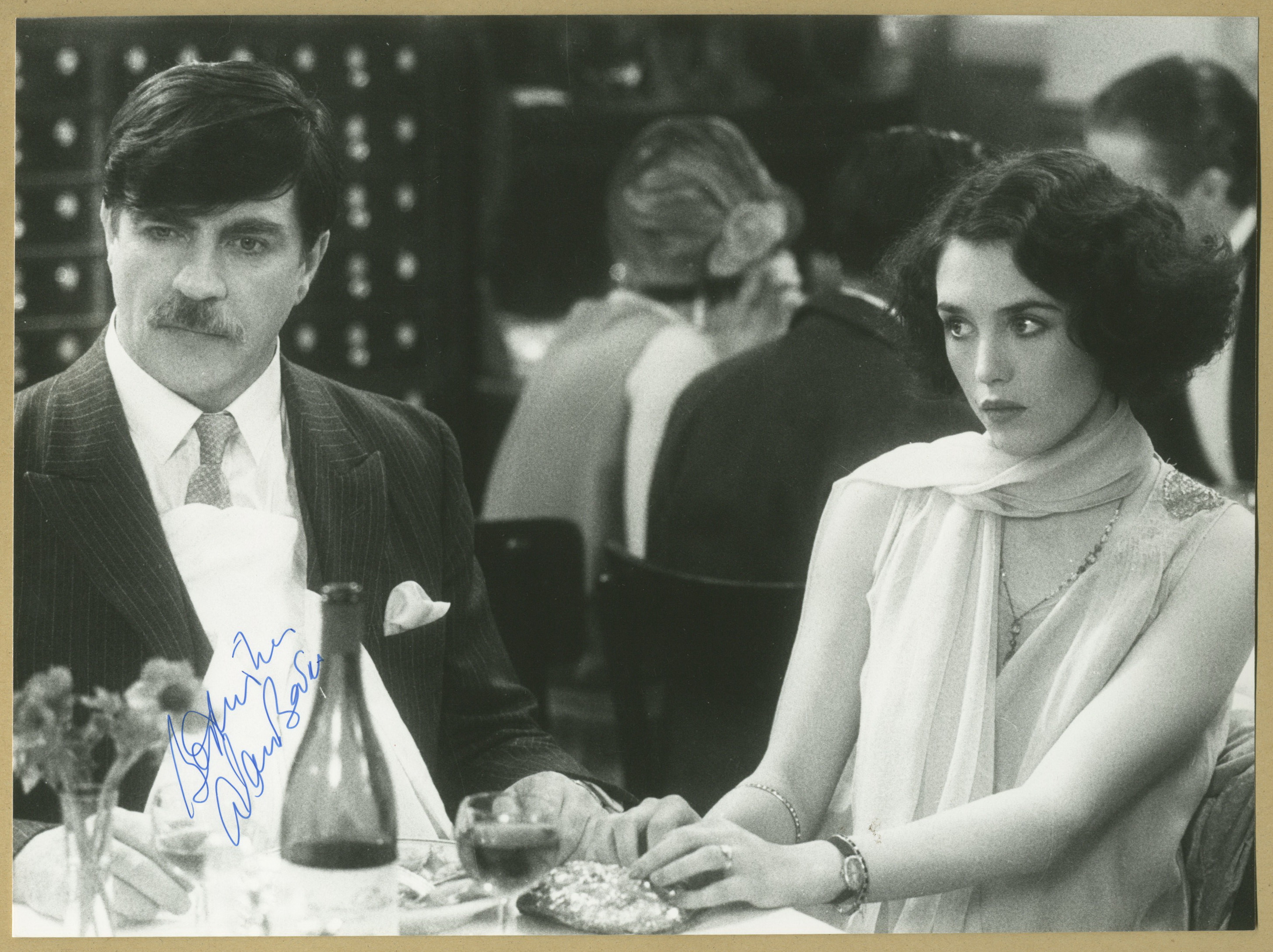 Alan Bates (1934-2004) - Authentic in person signed large photo ...