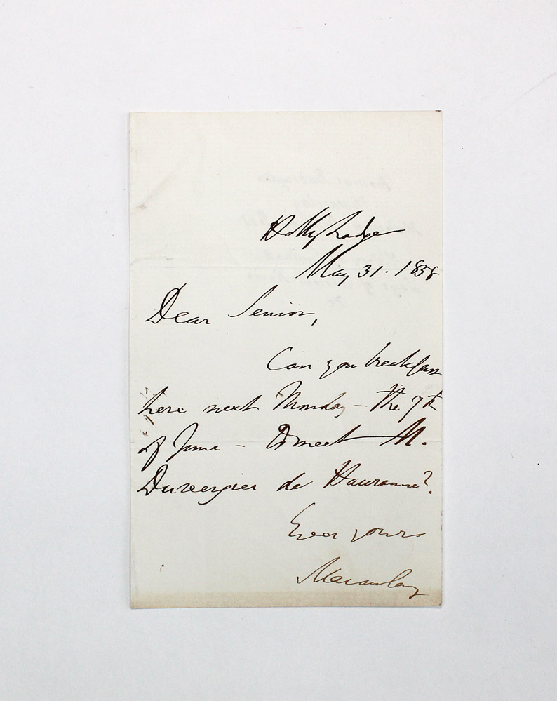 An Original Handwritten Autograph letter signed by Anti-Slavery ...