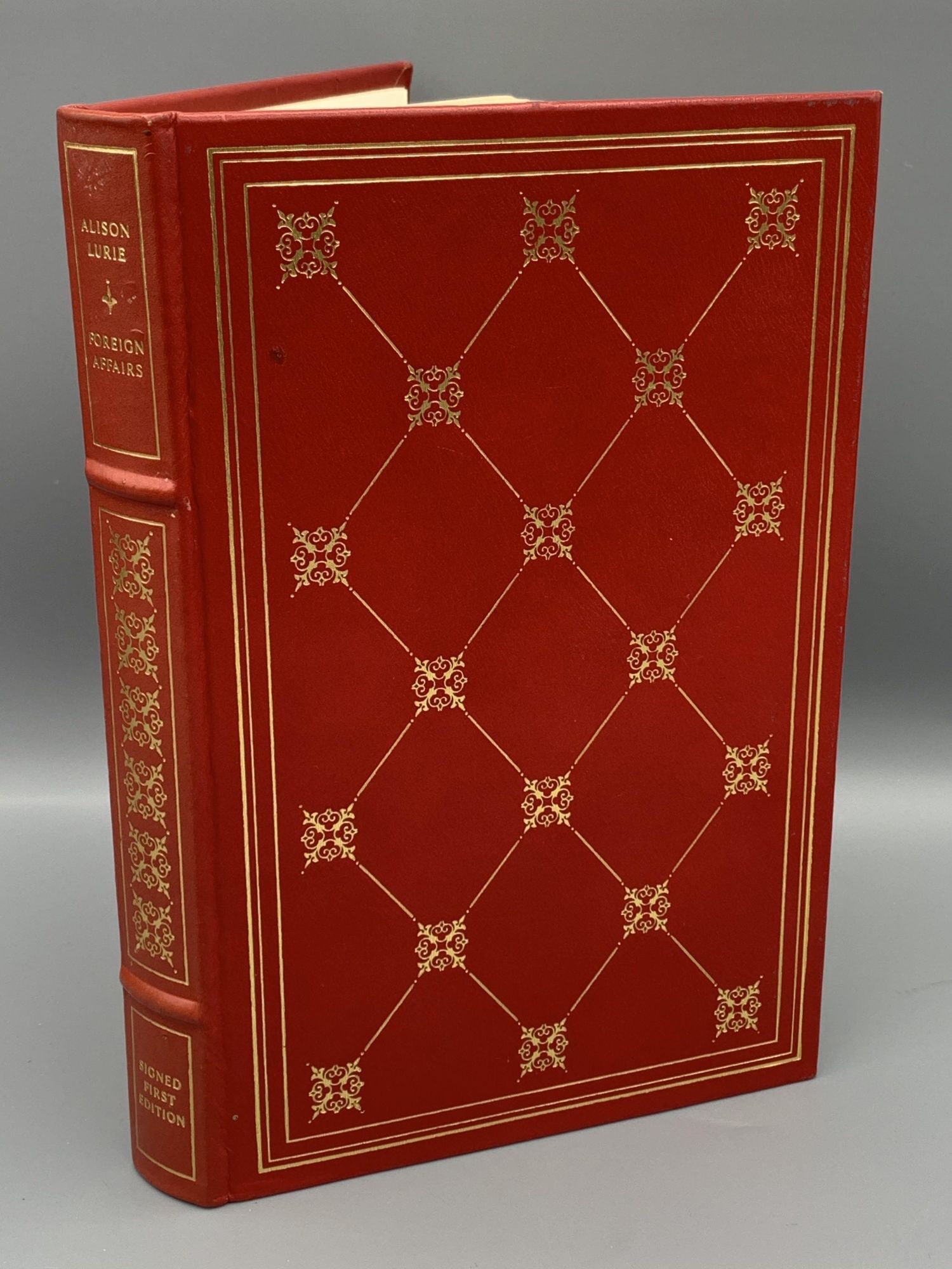 Foreign Affairs by Lurie, Alison: Near fine Leather bound (1984) First ...