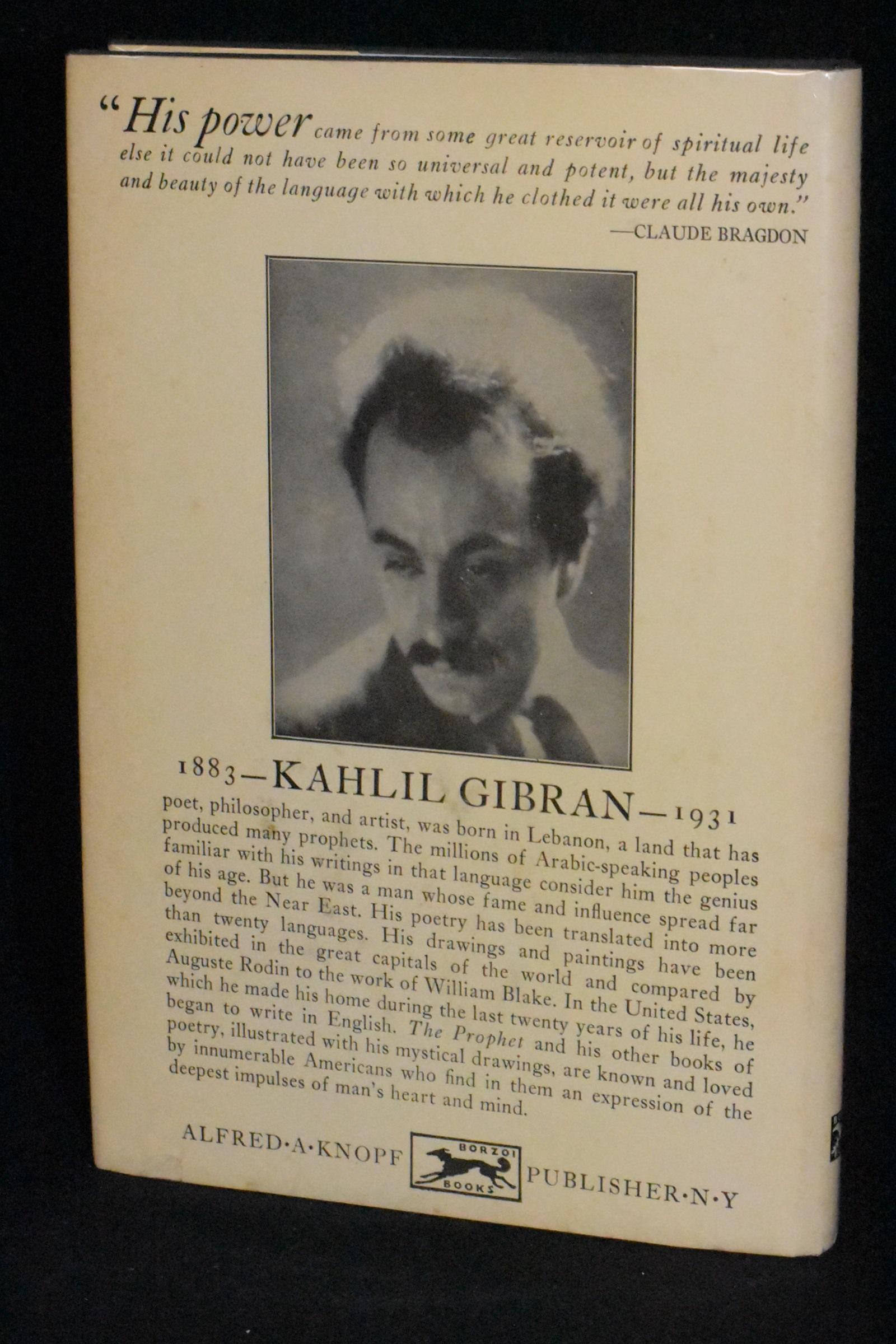 Prose Poems by Kahlil Gibran; Andrew Ghareeb, Translator: Near Fine ...