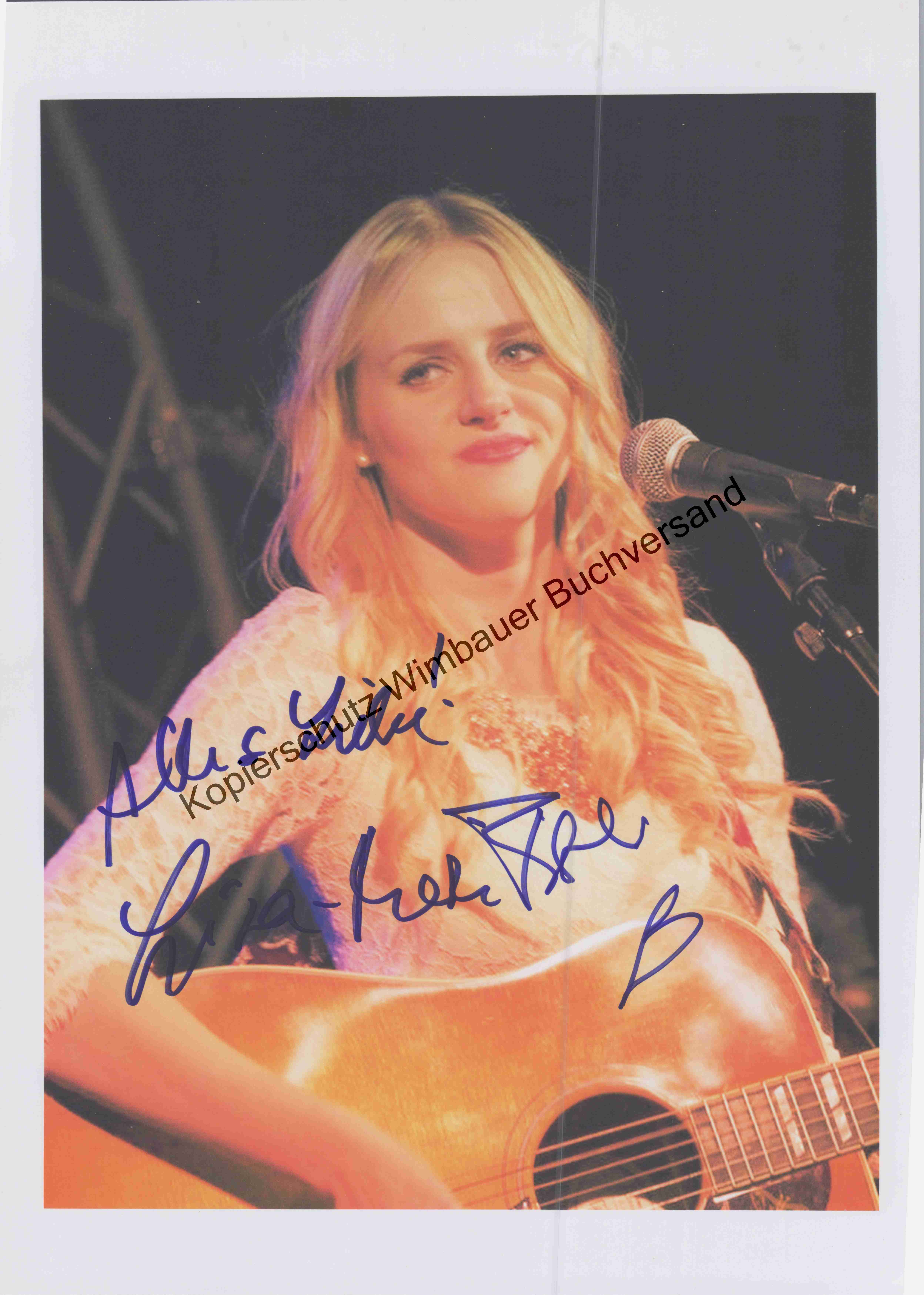 Original Autogramm Lisa-Marie Fischer /// Autograph signiert signed ...