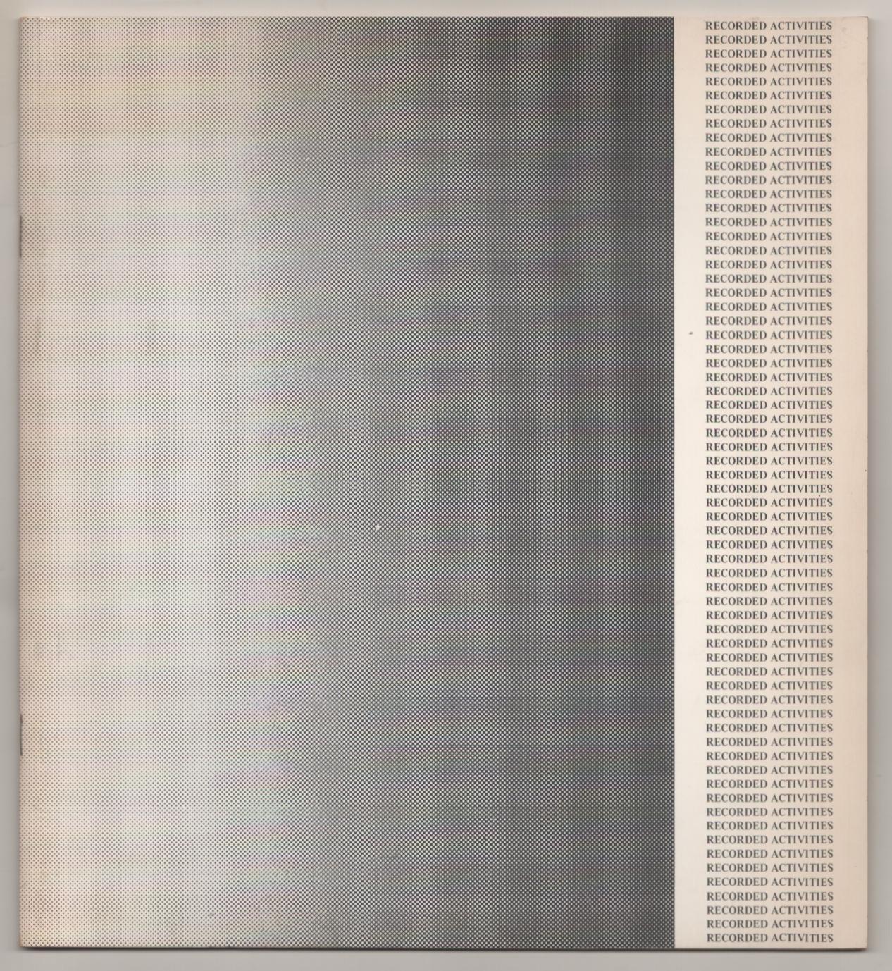 Recorded Activities by ACCONCI, Vito, John Baldessari, Mel Bochner ...