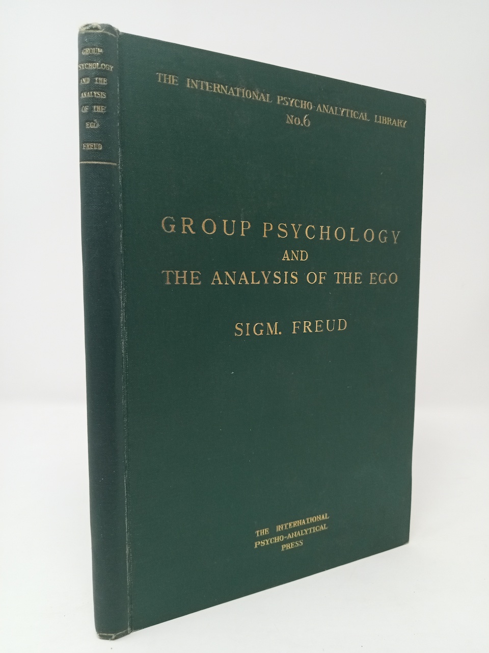 Group Psychology and The Analysis of the Ego. by Sigmund Freud.: Very ...