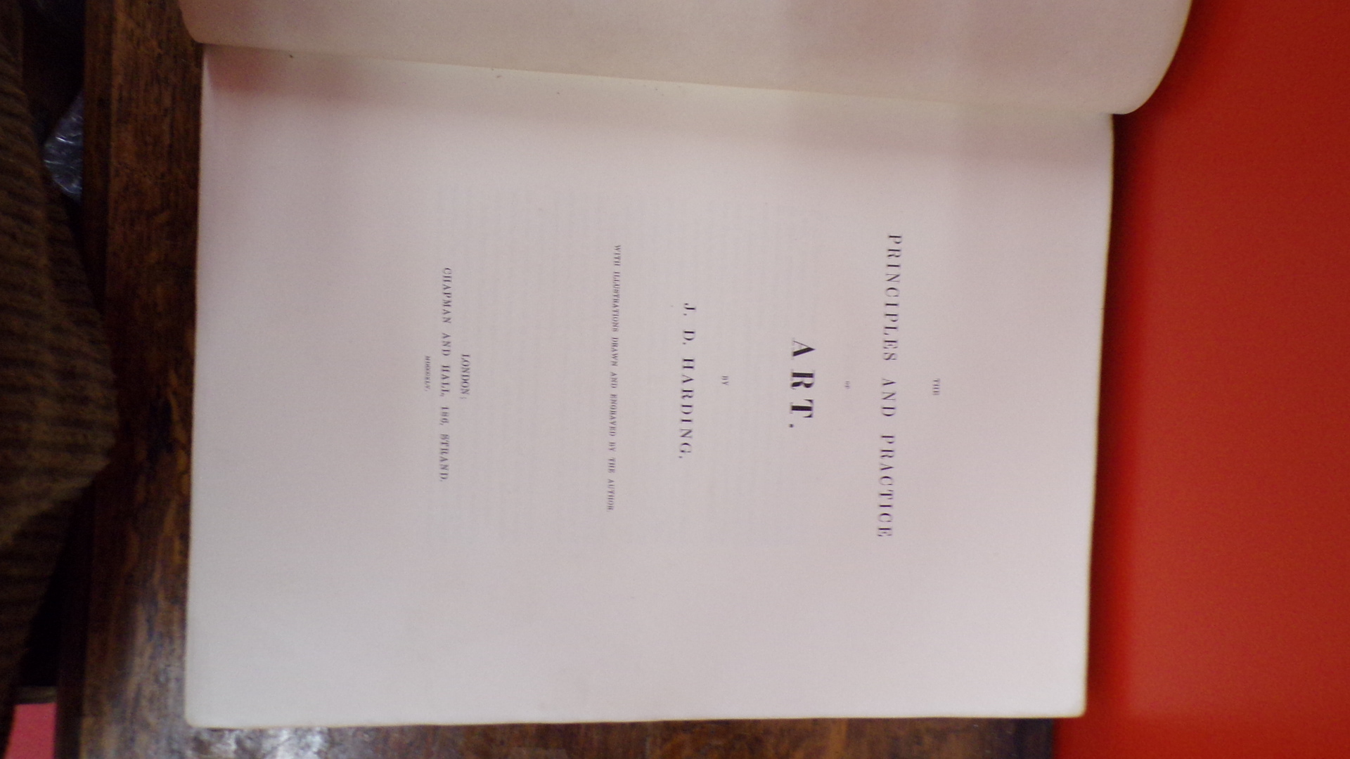 The Principles And Practice Of Art by J D Harding: Very Good Hardcover ...