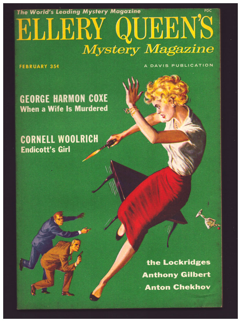 Endicott's Girl in Ellery Queen's Mystery Magazine February 1958 by ...
