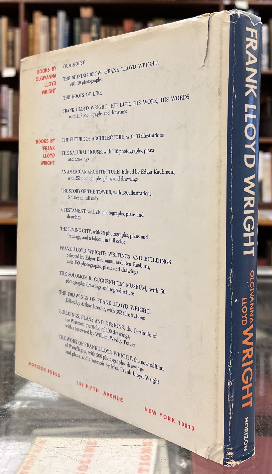 Frank Lloyd Wright: His Life, His Work, His Words by Olgivanna Lloyd ...