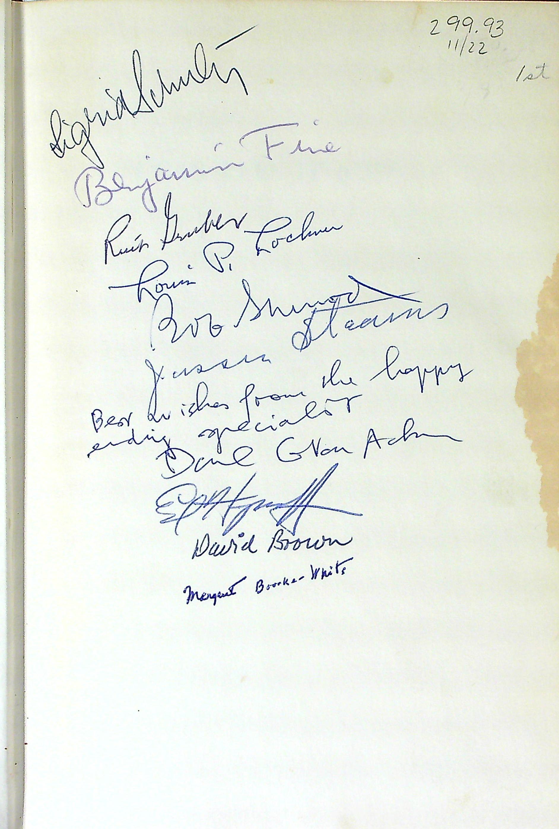 I Can Tell It Now by David & W. Richard Bruner, editors Brown: Good ...