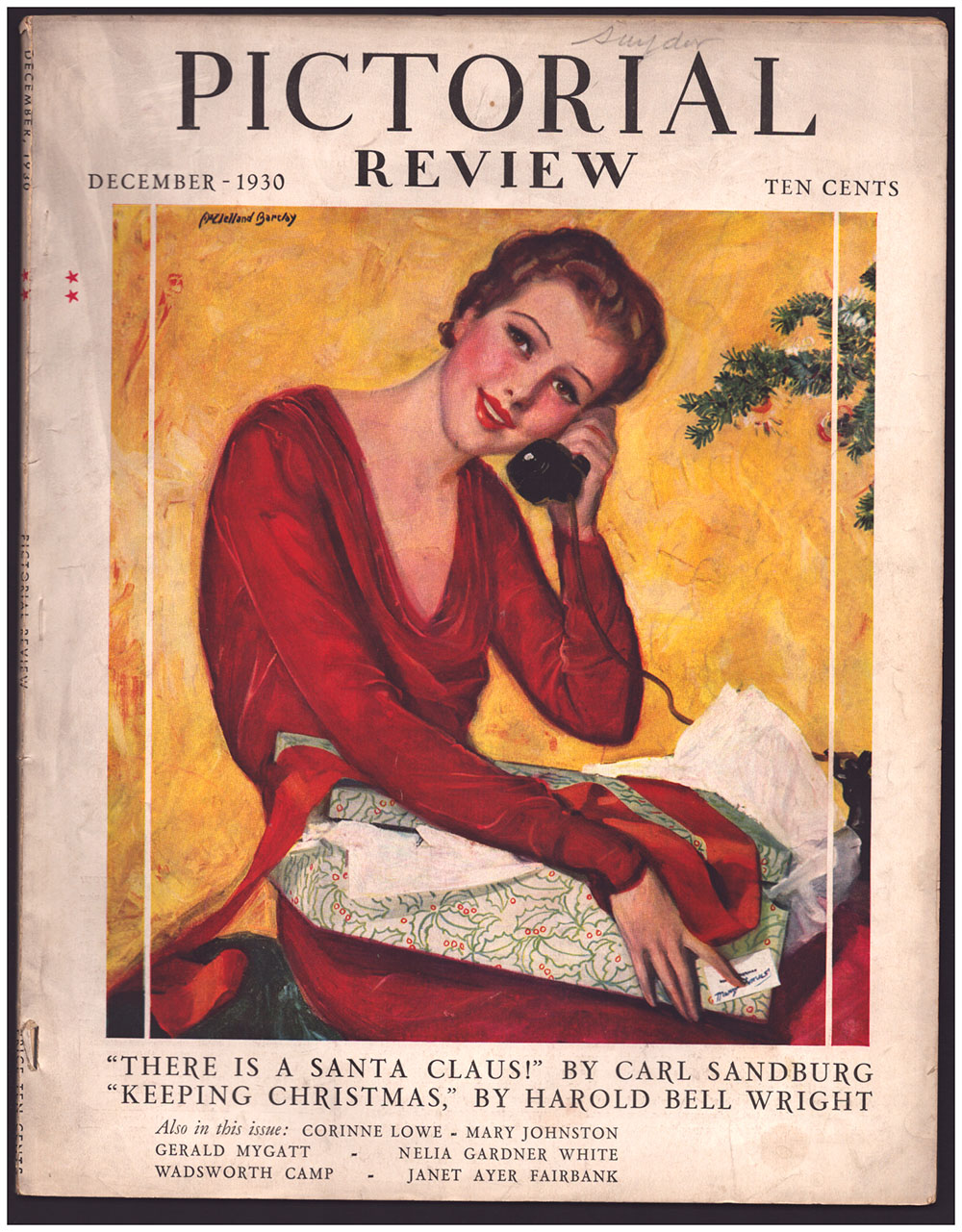 There Is a Santa Claus! in Pictorial Review December 1930 by Sandburg ...