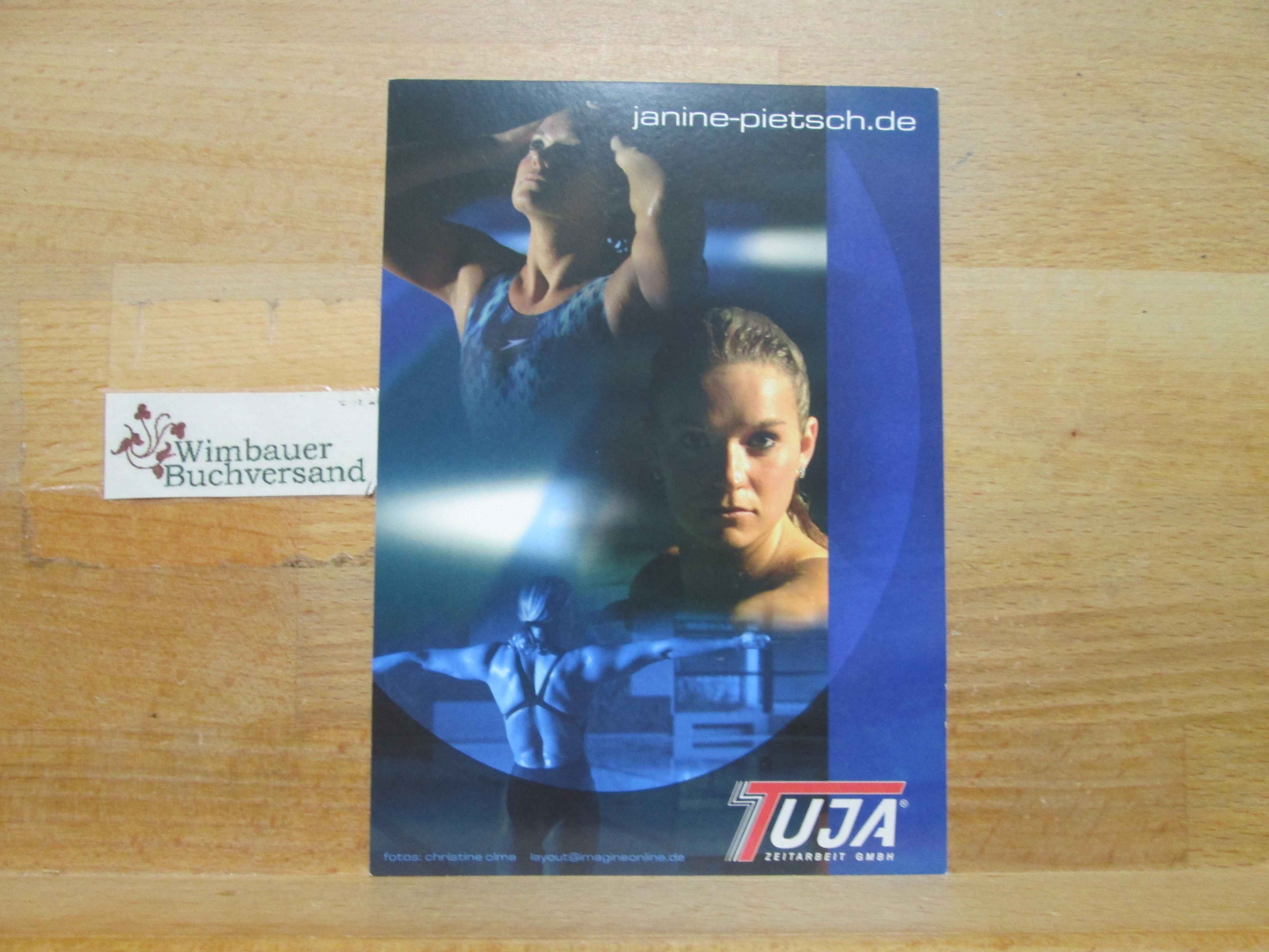 Original Autogramm Janine Pietsch /// Autogramm Autograph signiert ...