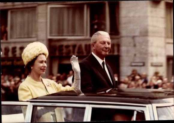 Foto Queen Elizabeth II, Staatsbesuch in Deutschland Mai 1965, Kurt ...