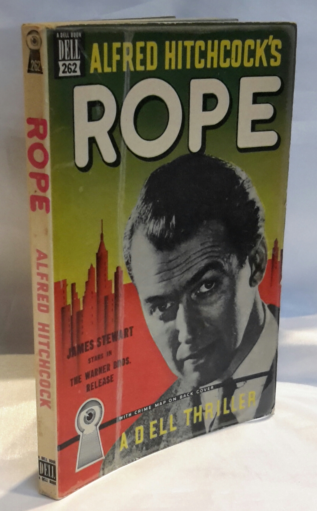 Rope. (Dell - 262). A Warner Bros. Release. MAP BACK. by HITCHCOCK ...