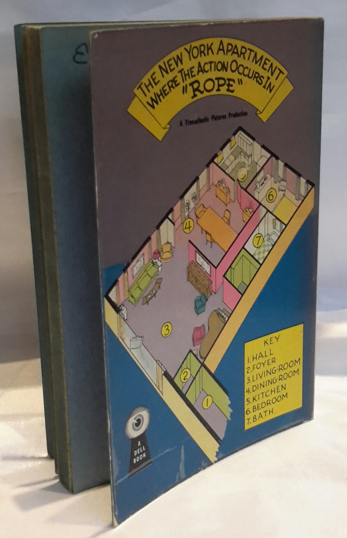 Rope. (Dell - 262). A Warner Bros. Release. MAP BACK. by HITCHCOCK ...