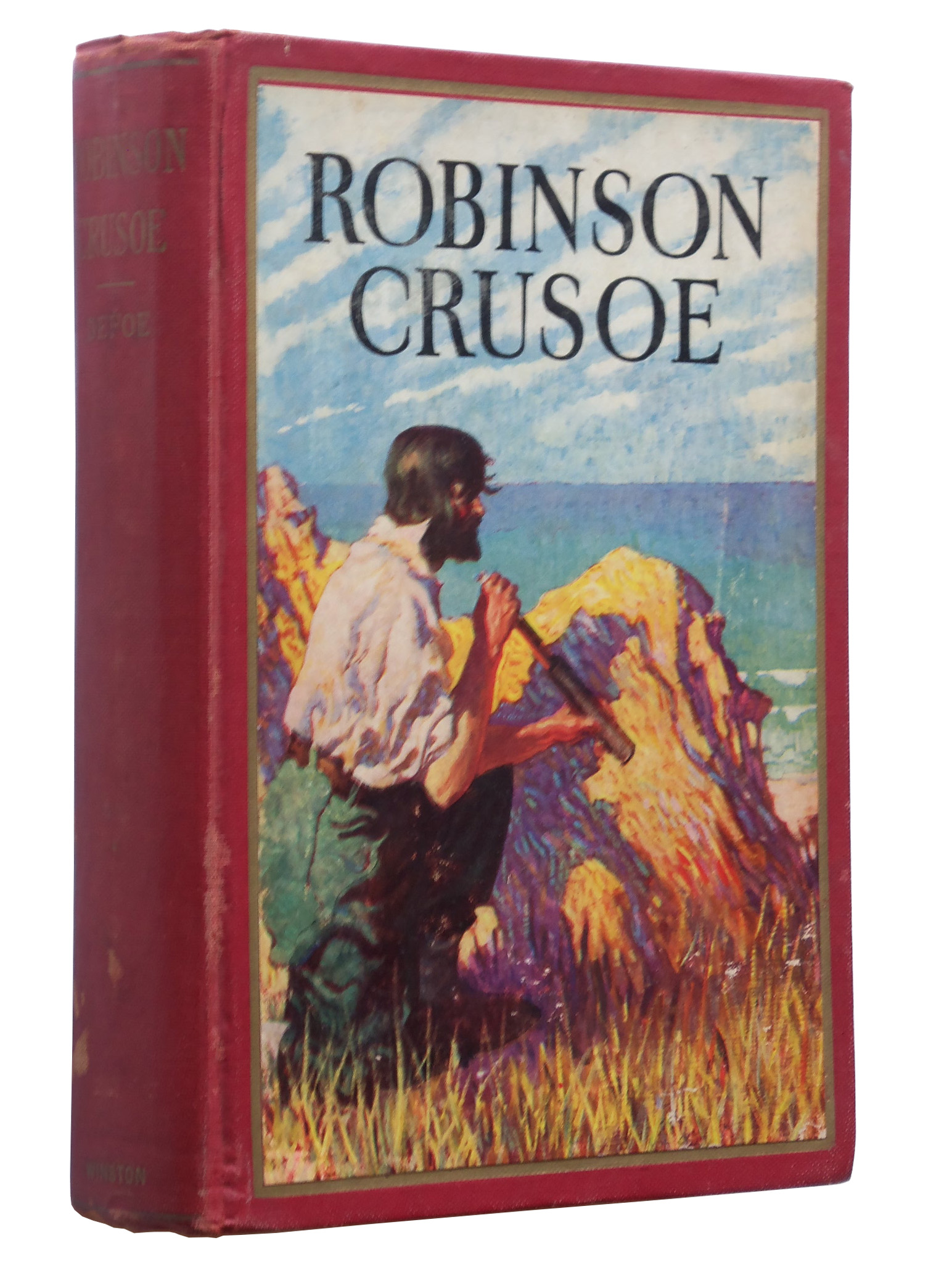 Robinson Crusoe by Daniel Defoe; Introduction by Lora B. Peck: Very ...