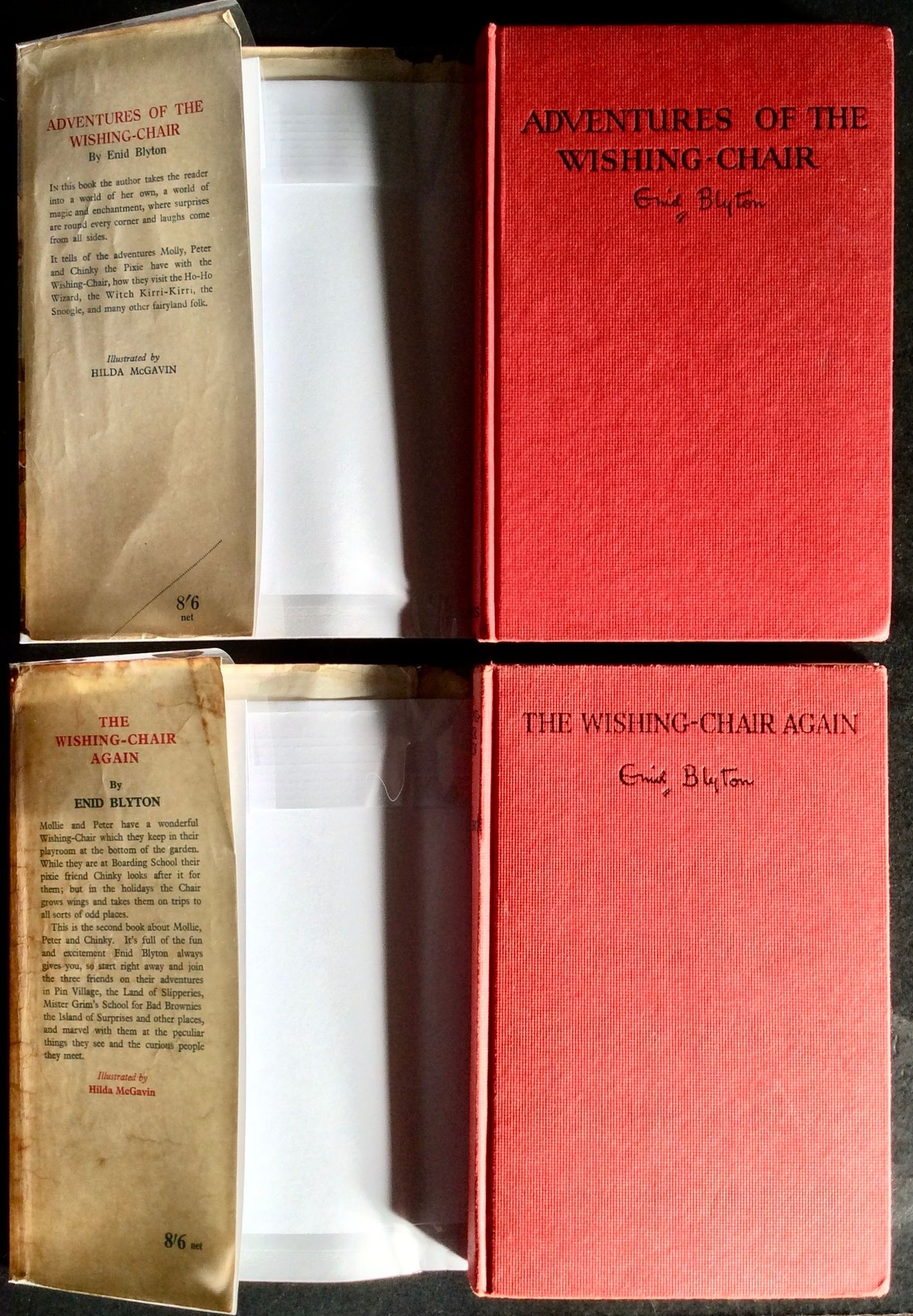 ADVENTURES OF THE WISHING CHAIR & THE WISHING CHAIR AGAIN by ENID ...