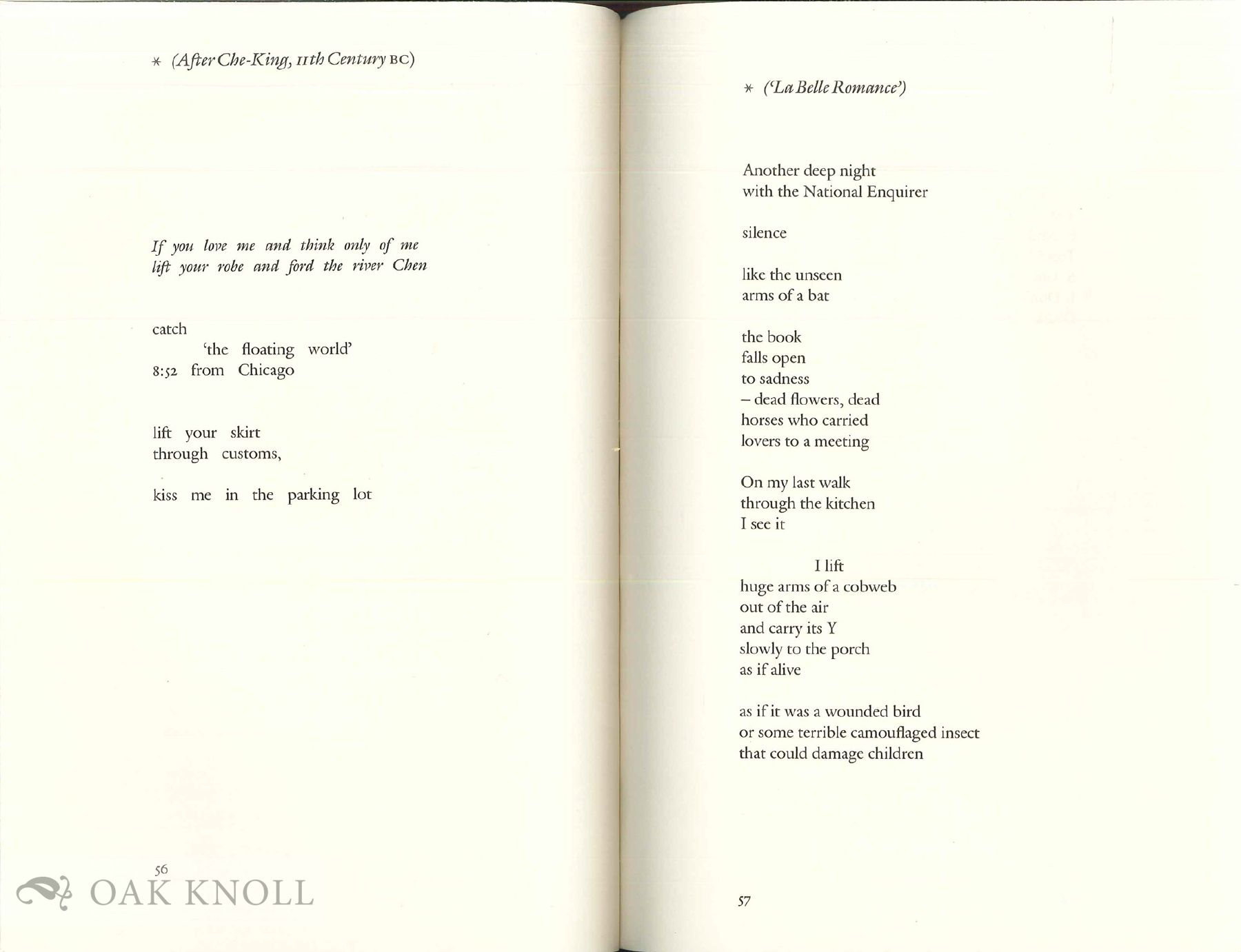 SECULAR LOVE: POEMS by Ondaatje, Michael: hardcover, dust jacket (1985 ...