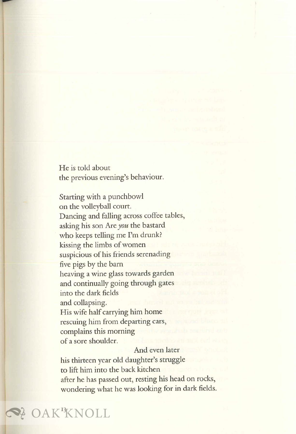 SECULAR LOVE: POEMS by Ondaatje, Michael: hardcover, dust jacket (1985 ...