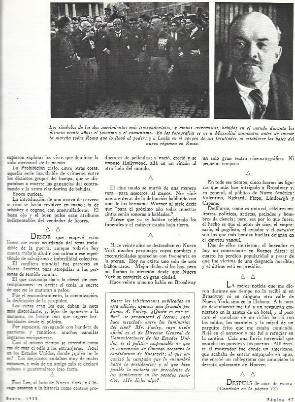 LAMINA 31932: Mussolini y Lenin by VVAA: (1935) Manuscript / Paper ...