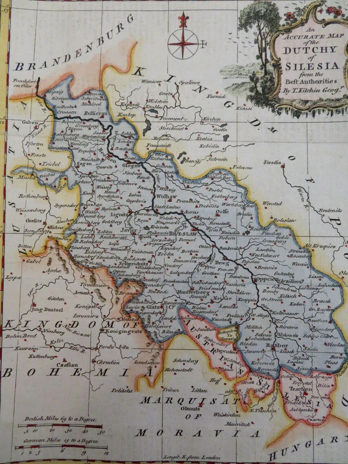 Silesia Map Europe