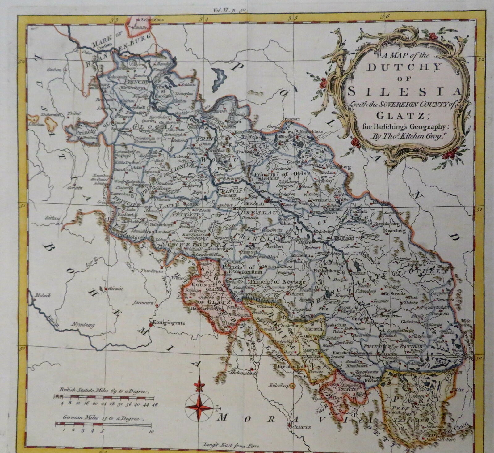 Silesia Map Europe