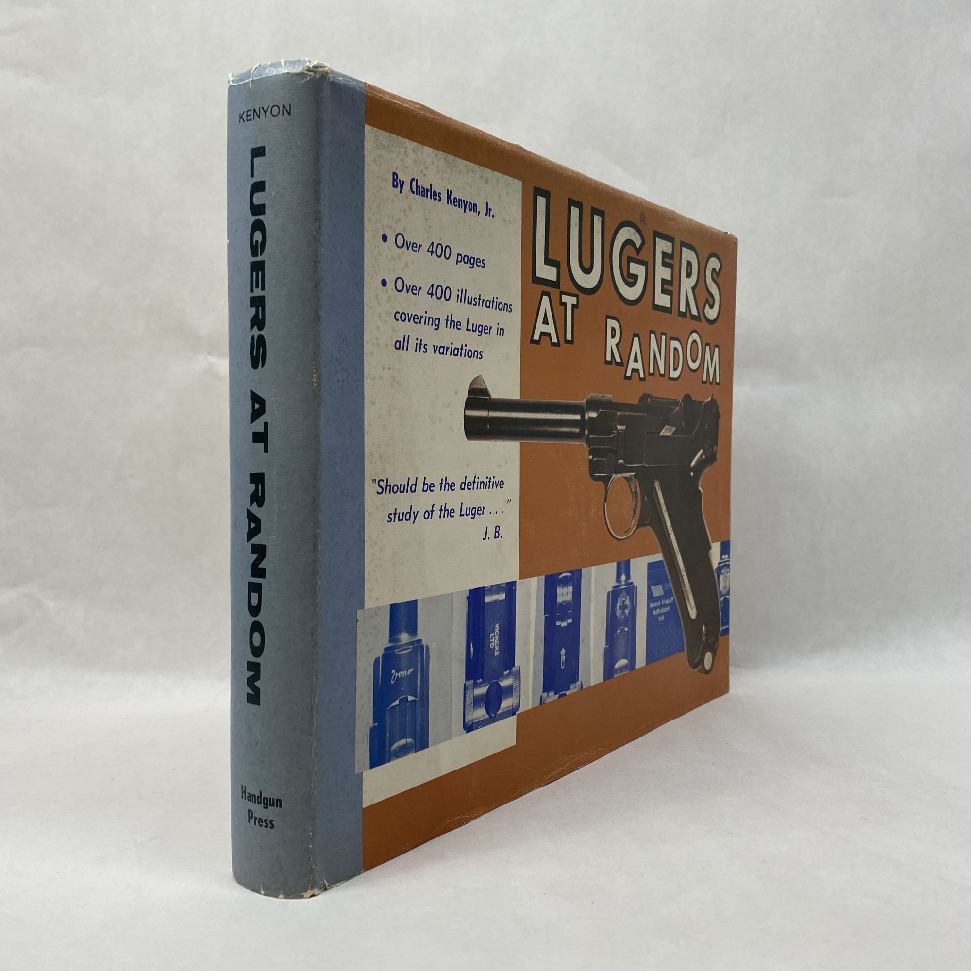 LUGERS AT RANDOM by Charles Kenyon Jr.: Very Good Hardcover (1969 ...