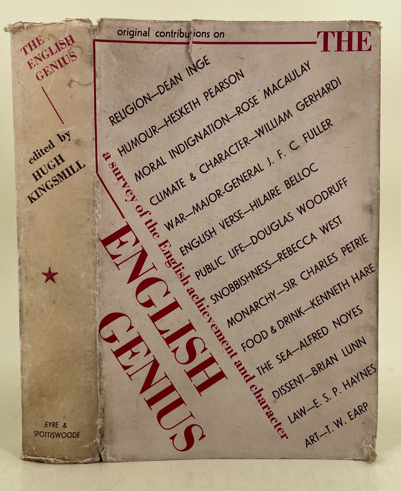 The English Genius; a survey of the English achievement and character ...