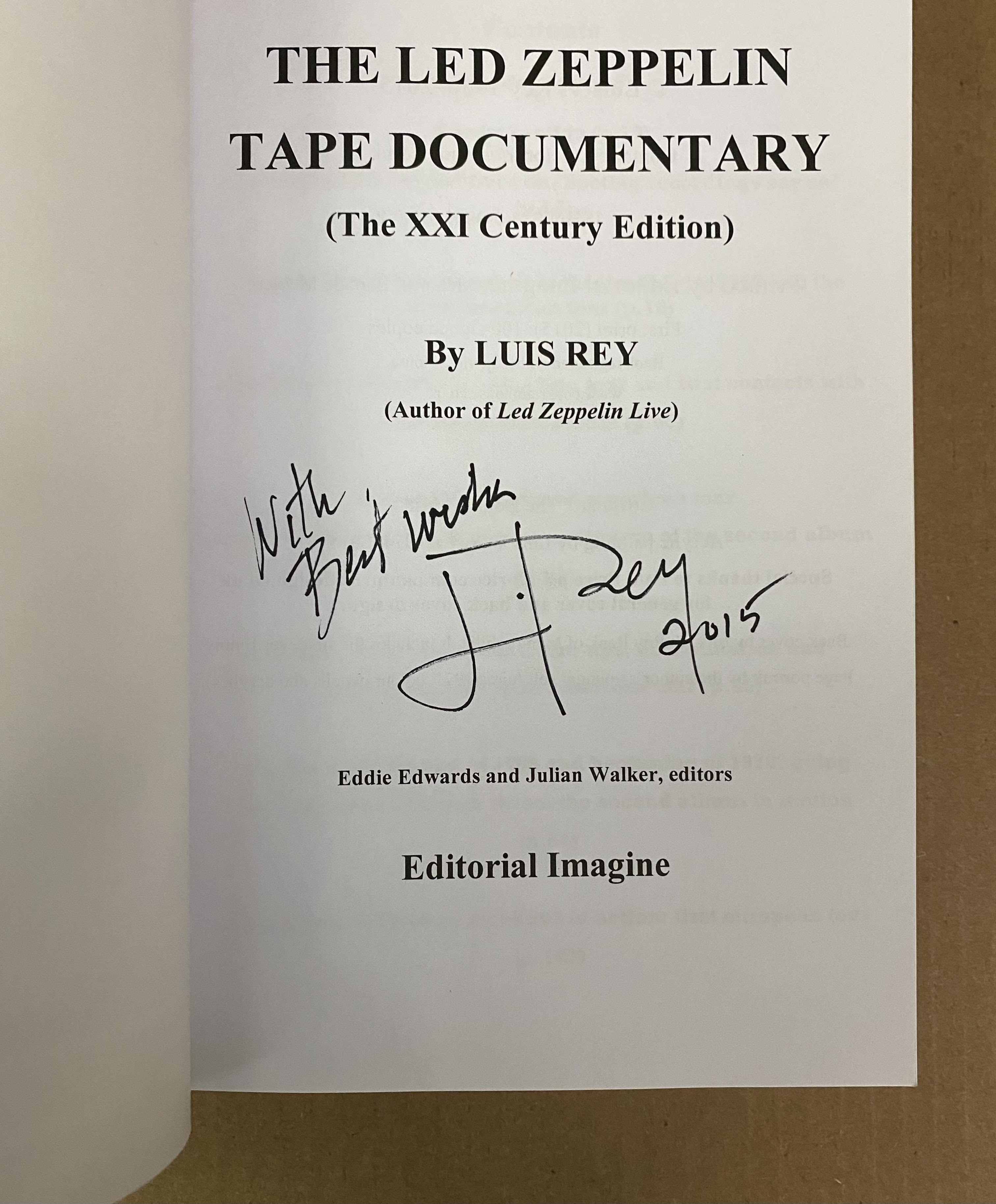 The Led Zeppelin Tape Documentary (The XXI Century Edition) by Rey ...