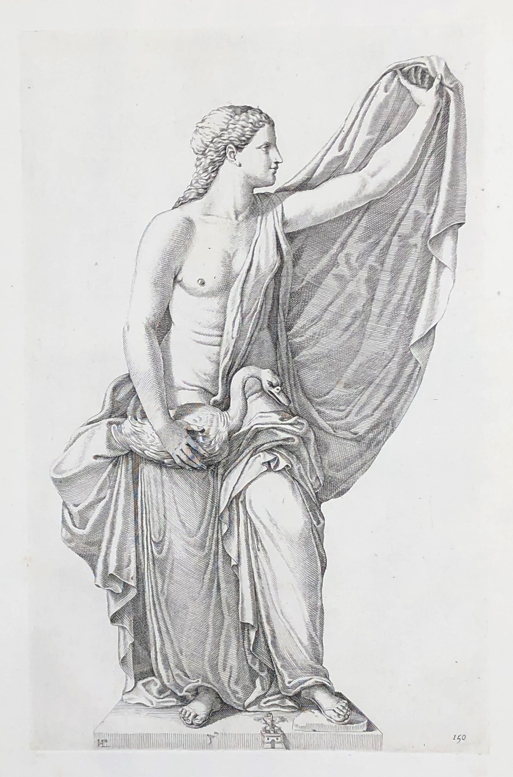 (Leda holding a swan) - Statue / sculpture / mythology / Mythologie ...