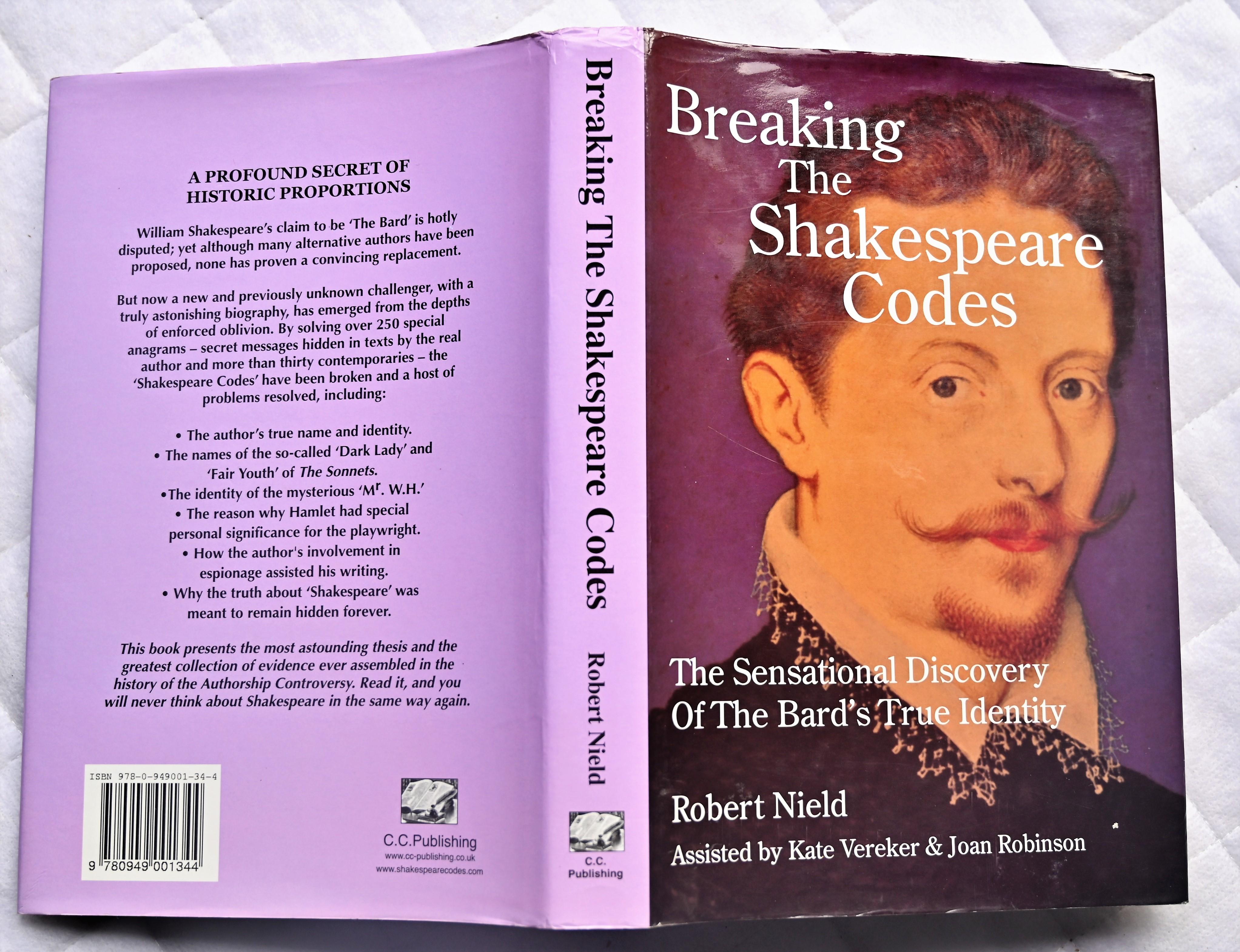 Breaking the Shakespeare Codes by Nield, RobertAssistekate Vereker & Joan Robinson: Very Good ...